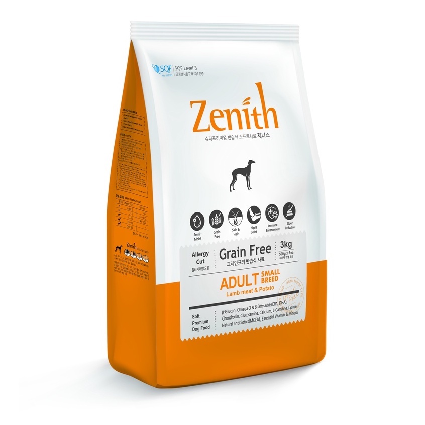 Zenith Grain-Free Soft Moist Dog Food Lamb Meat & Potato (Small Breed ...