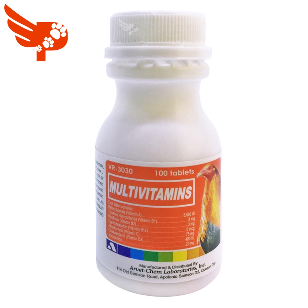 Arvet Chem Multivitamins for Figthing Cocks (sold per bottle) 100 ... Arvet Chem Multivitamins for Figthing Cocks (sold per bottle) 100 ...