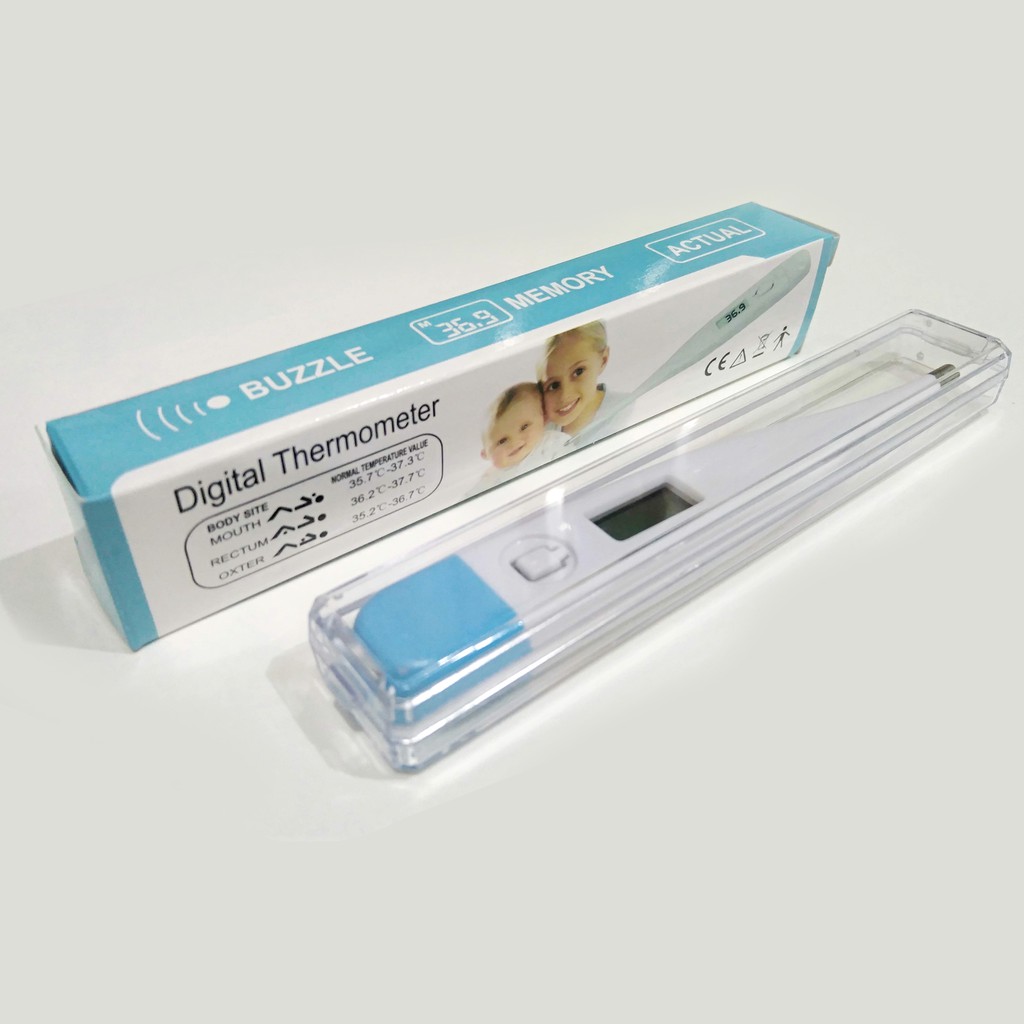 Digital Thermometer -with Plastic Case (ORIGINAL) (COD) | Shopee ...