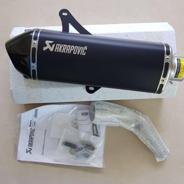 Akrapovic Slip-on Exhaust | Shopee Philippines