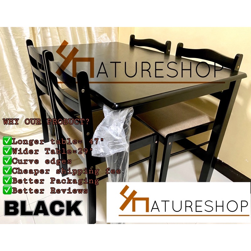 4 seaters Dining Set | Shopee Philippines