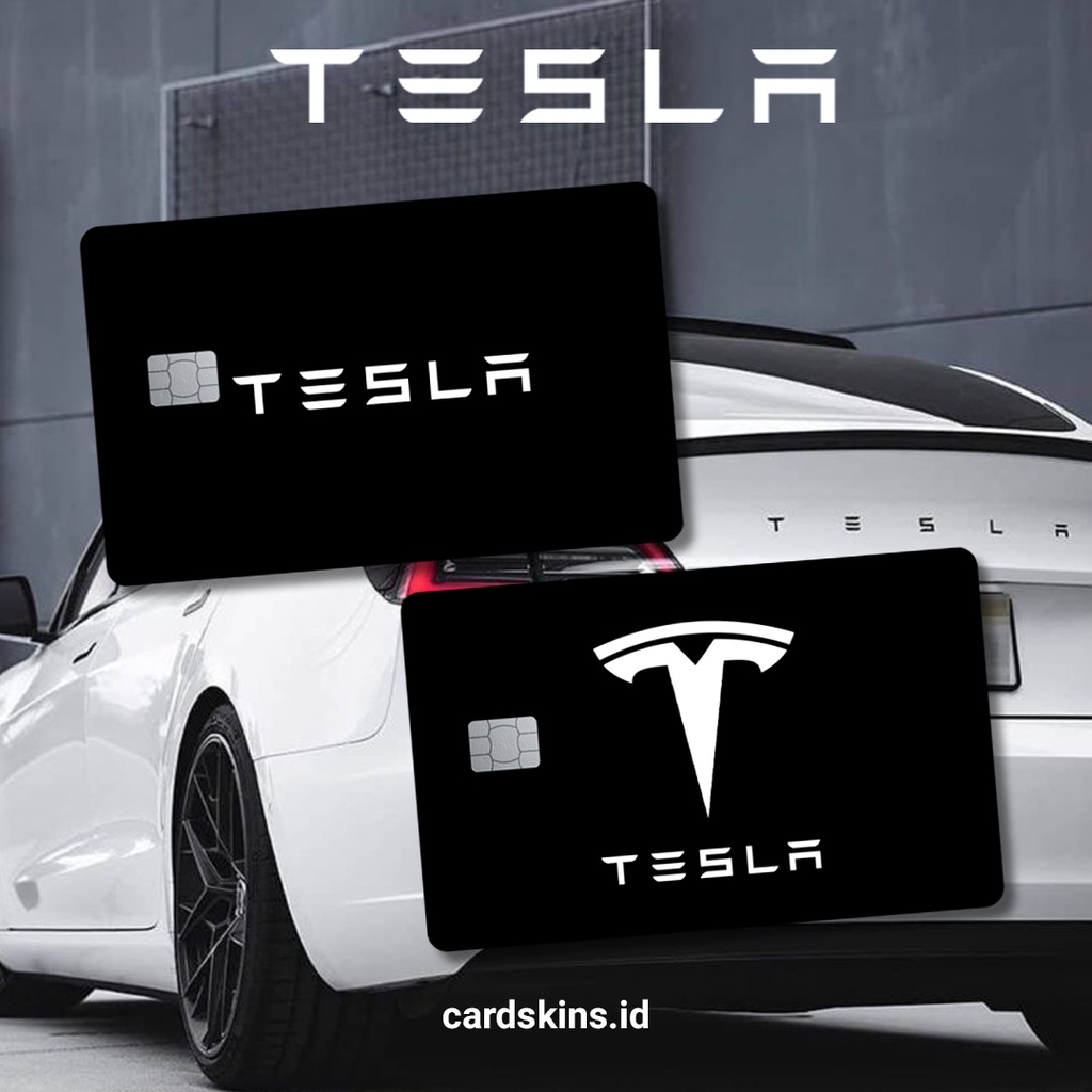 Tesla CARD | Garskin/atm Card STICKER/ATM Card SKIN/DEBIT/CREDIT/EMONEY ...