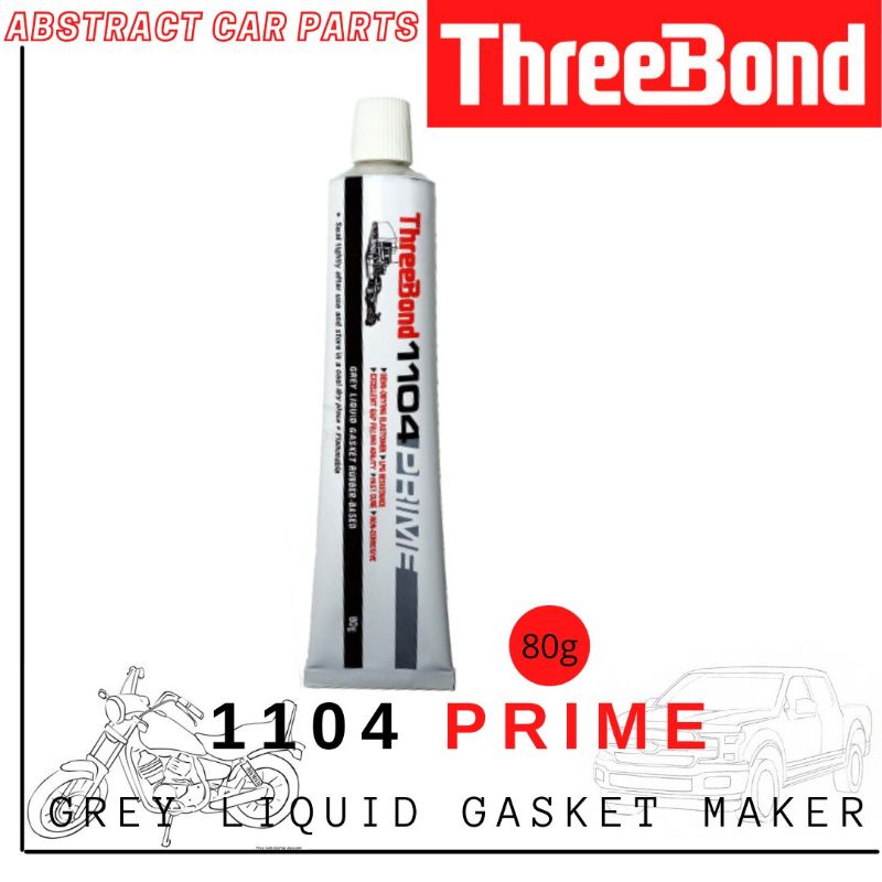 ThreeBond Grey Liquid Gasket Rubber-Based 80g (1104 Prime) | Shopee ...