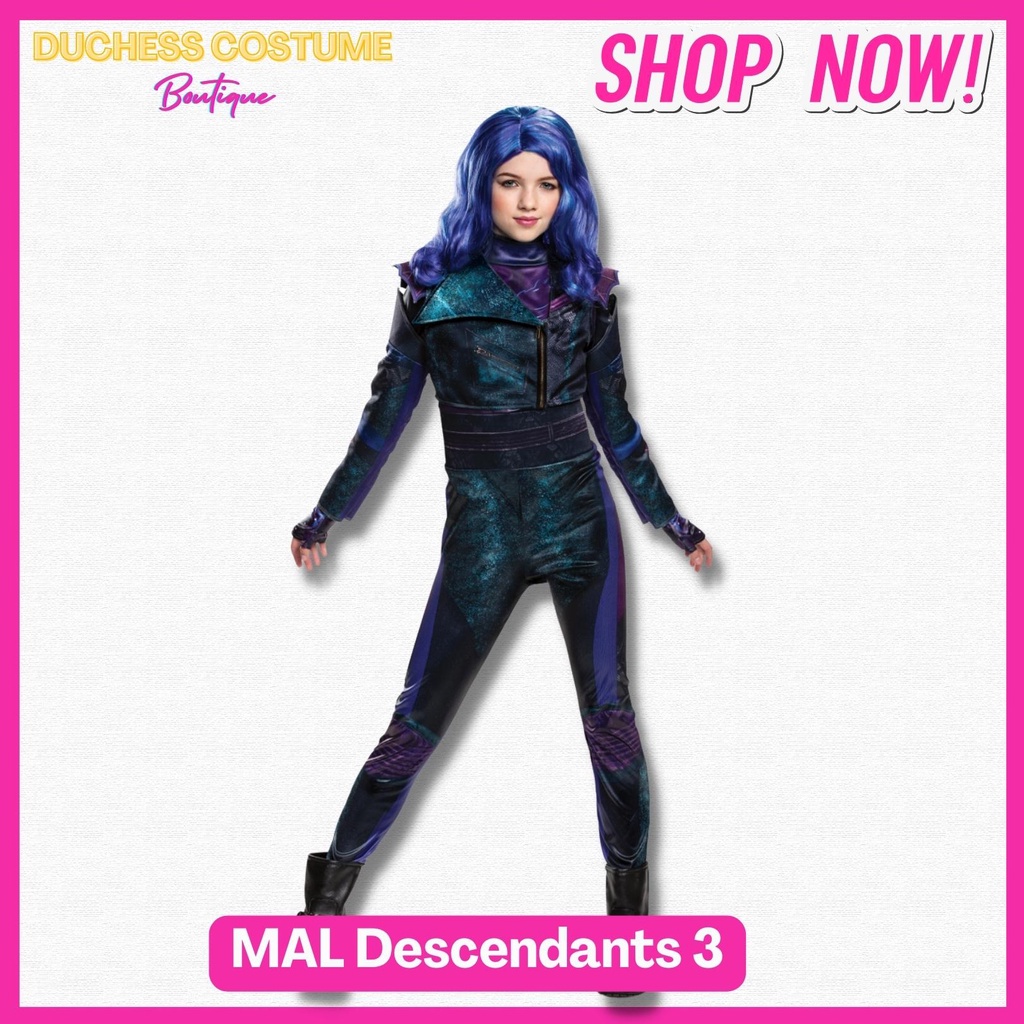 Descendants Mal Costume for Kids | Shopee Philippines