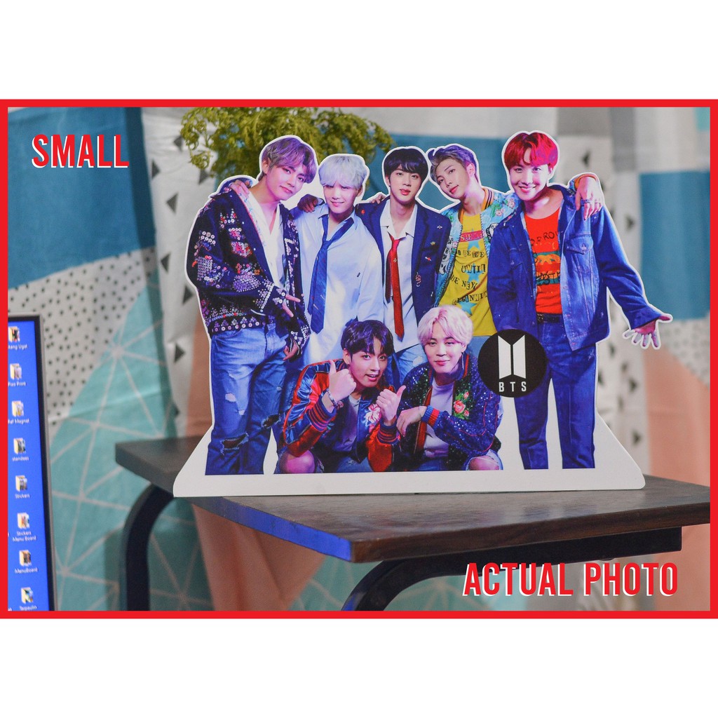 BTS Group Standee (Table Standee,) | Shopee Philippines