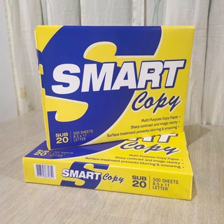 Smart Copy Paper | Short, Long, A4 | per Ream of 500 sheets | Shopee ...