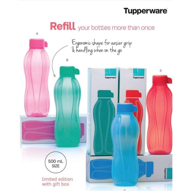 Eco Bottle 500ml Tumbler Tupperware | Shopee Philippines