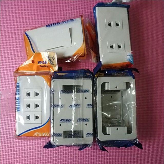 Royu Surface Type Utility Box RUB2 with Free Screws inside | Shopee ...
