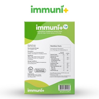 Immuni+ ImmuniPlus Traditional Herbal Drink 2 Boxes x 12 Sachets x 12ml ...