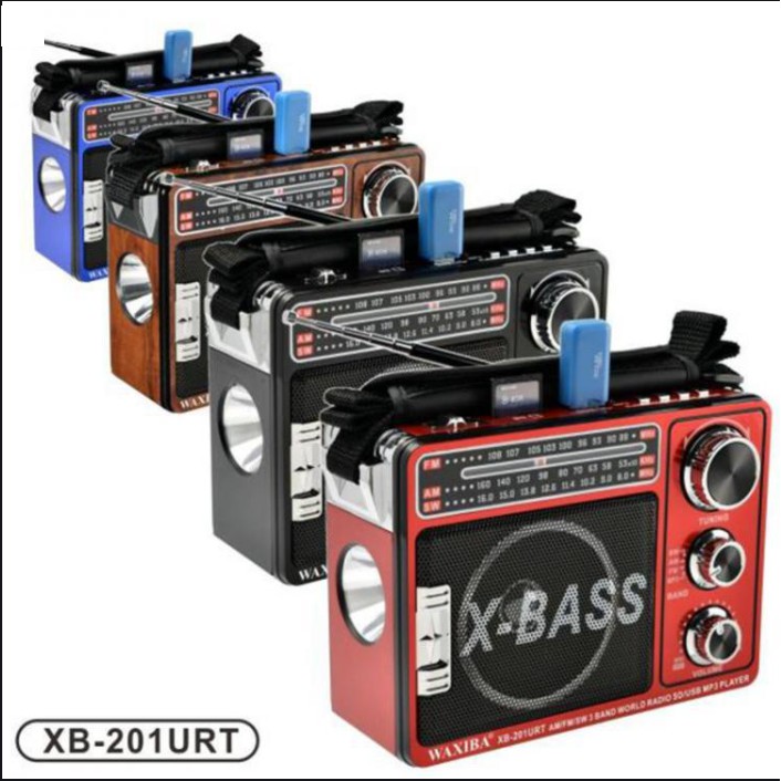 RADIO XB-201/206/207URT Portable Radio Rechargeable Radio with AM/FW/SW ...