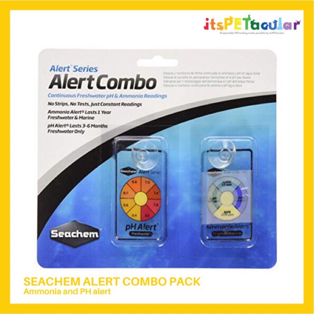 SEACHEM Alert Combo Pack (Ammonia and Ph Alert) | Shopee Philippines