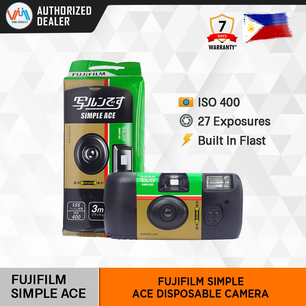 Fujifilm Simple Ace Disposable Camera VMI DIRECT | Shopee Philippines