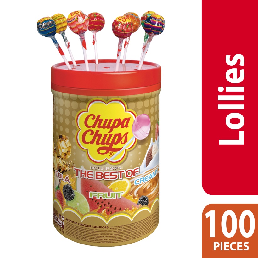 Chupa Chups The Best of Assorted 100s - 1 jar | Shopee Philippines