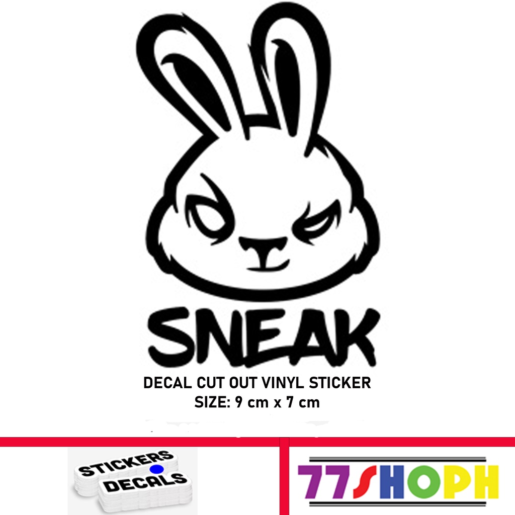 Decal Cut Out VINYL Sticker SNEAK | Shopee Philippines