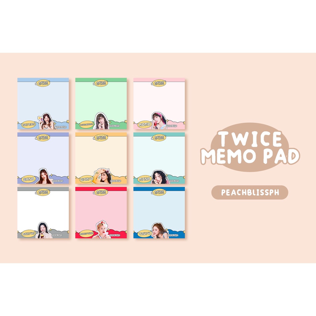 Twice Taste of Love Notepad (fanmade) | Shopee Philippines