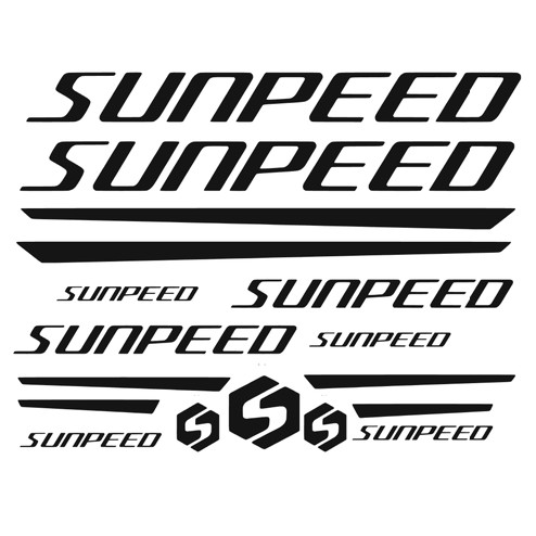 sunpeed mtb frame design set vinyl sticker | Shopee Philippines