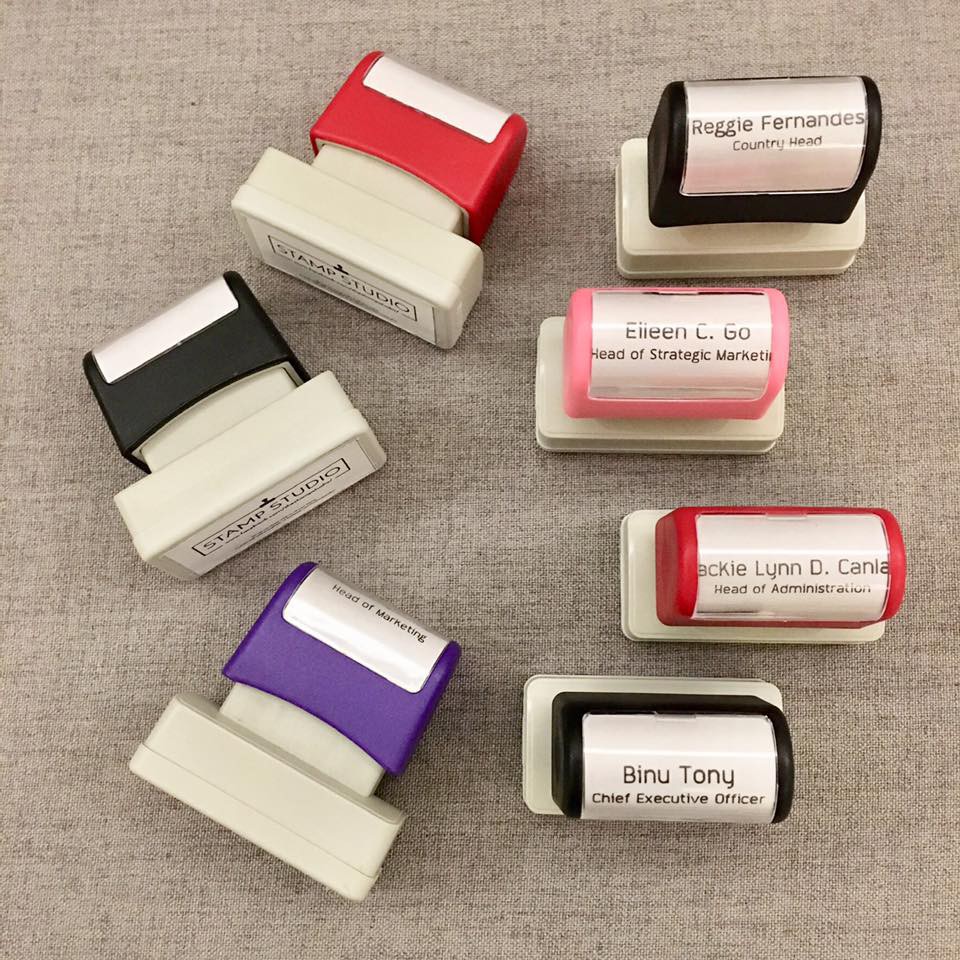 Push Stamp Customized Personalized Custom Self Inking Stamp (COD ... Push Stamp Customized Personalized Custom Self Inking Stamp (COD ...