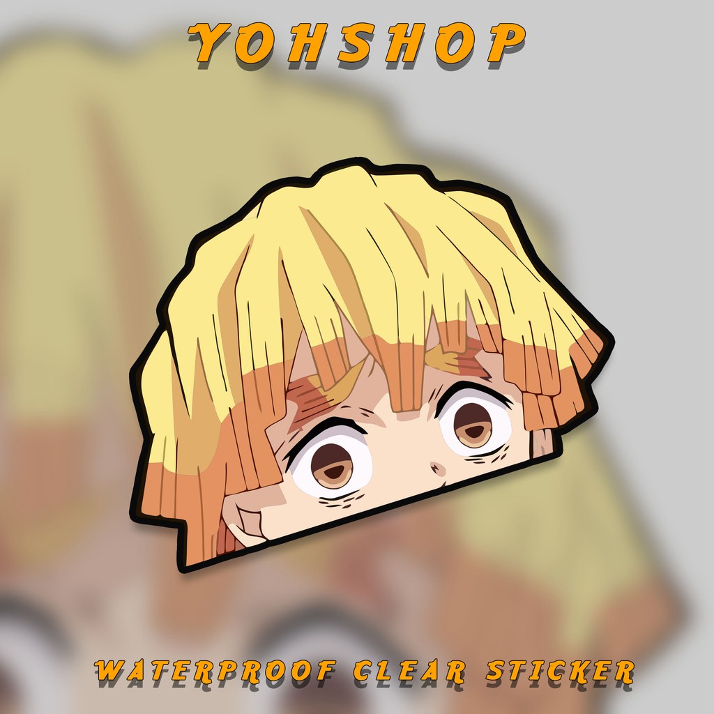 YohShop : Kimetsu no Yaiba (Demon Slayer) - Zenitsu Agatsuma Sticker ...