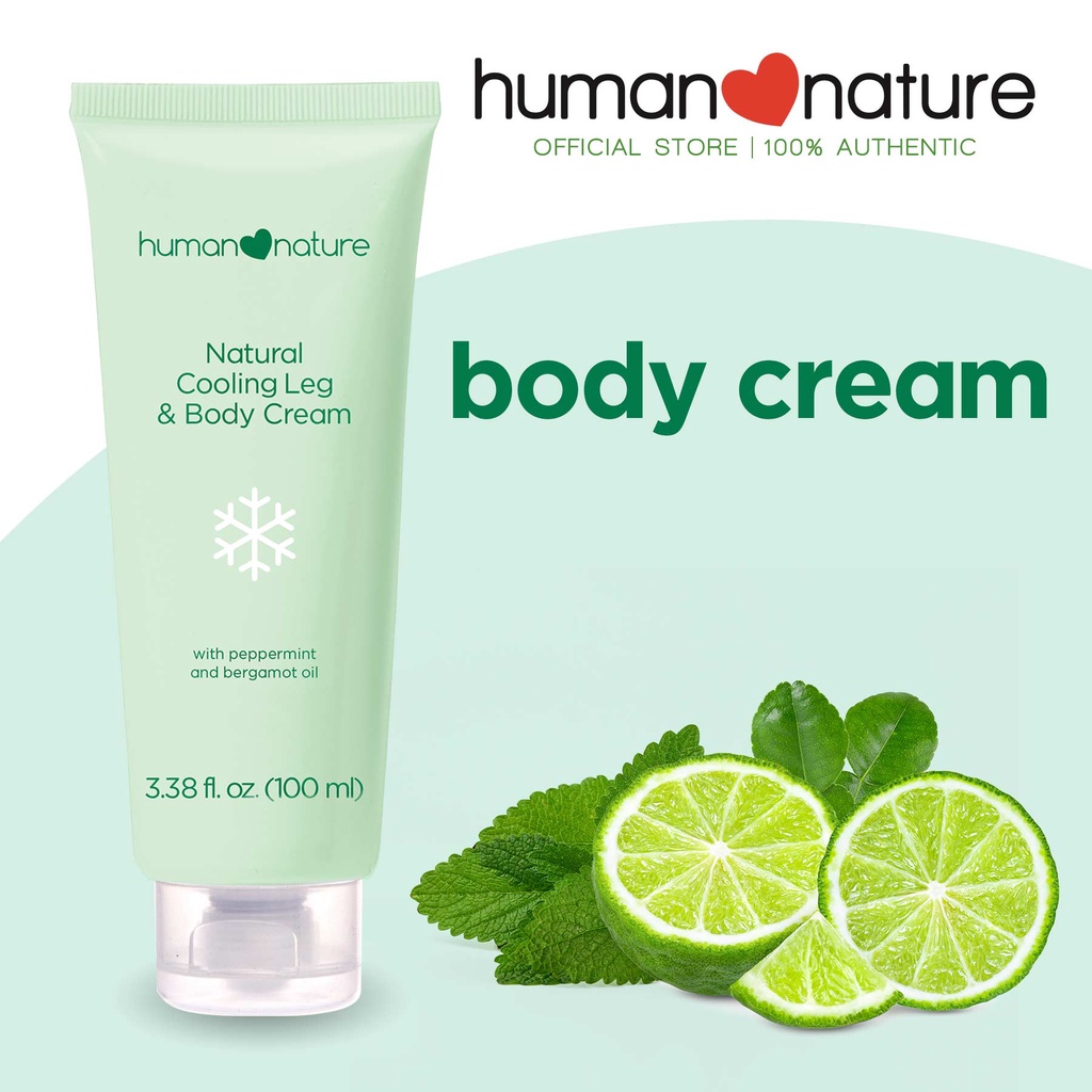Human Nature Natural Cooling Leg and Body Cream 100ml | Shopee Philippines