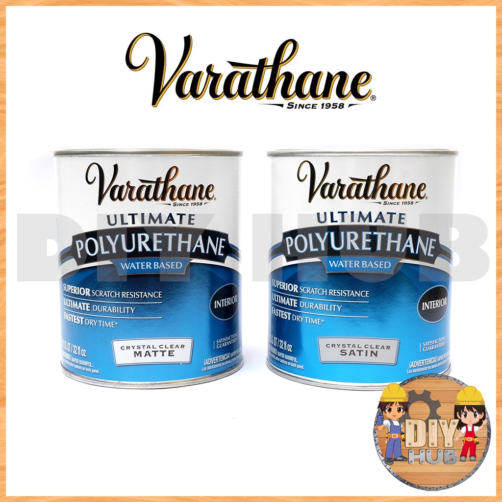 VARATHANE Ultimate Polyurethane Water Based 32oz (946ml) | Shopee ...