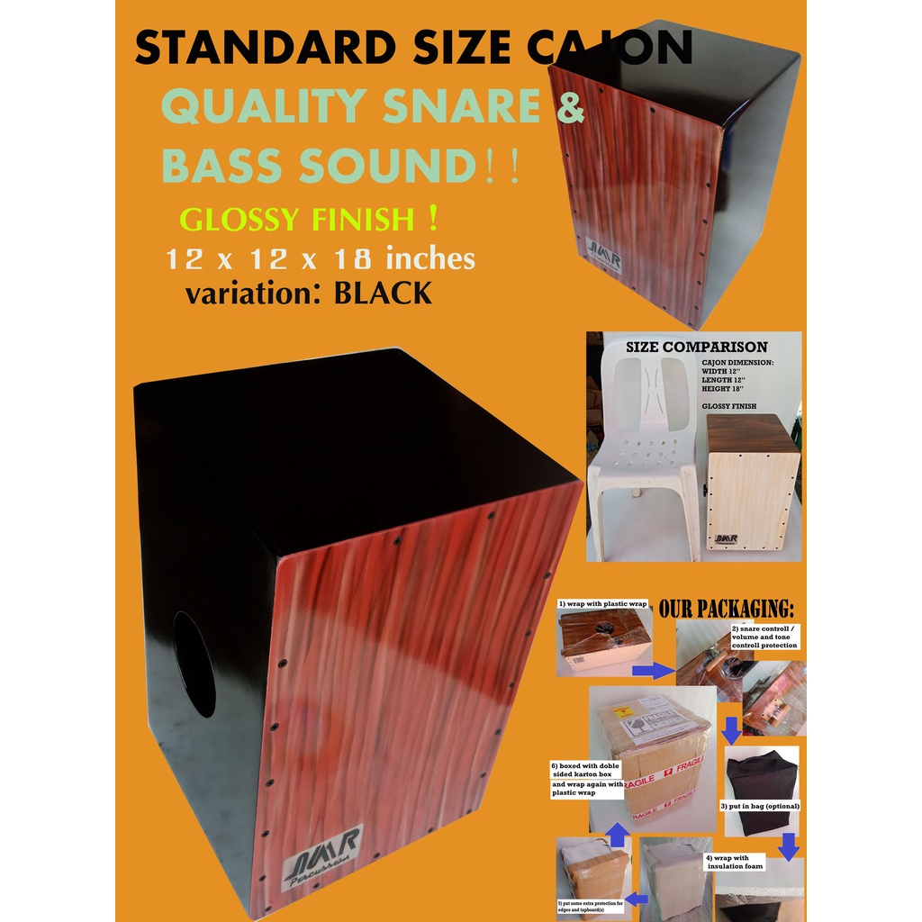 STANDARD CAJON/BEATBOX (WITH STOCK) Shopee Philippines | atelier-yuwa ...