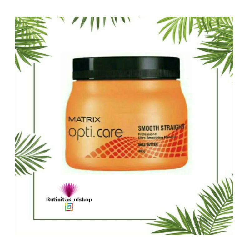 Matrix Opti Care Mask Smooth Straight 490gr | Shopee Philippines