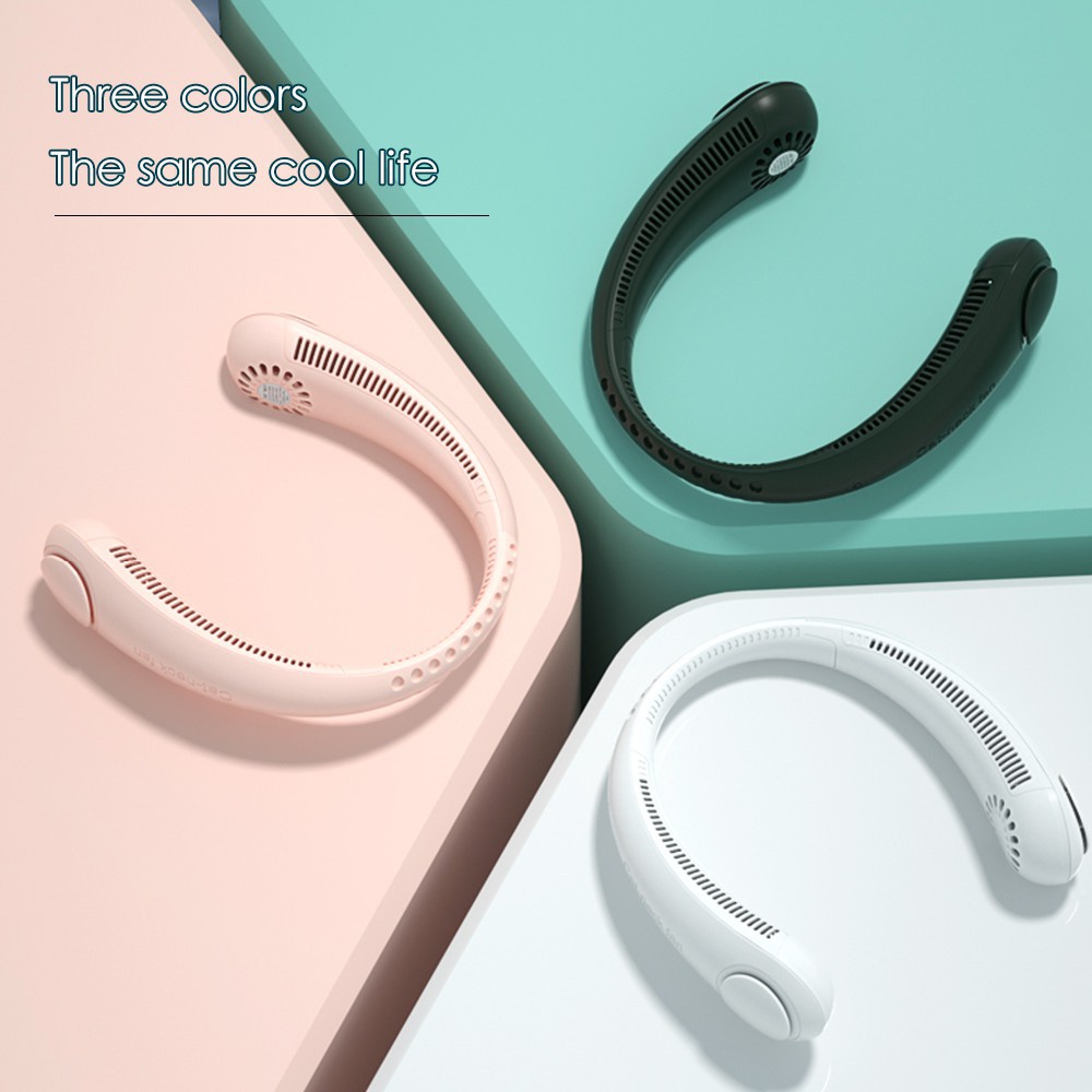 ilovepilipinas# Portable Neck Fan Bladeless Hanging Sport Wearable ...