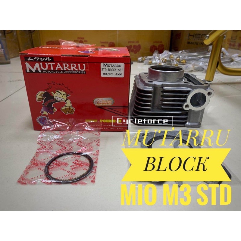 mutarru cylinder block set for mio i 125,M3,soul i 125,GT125,2PH ...