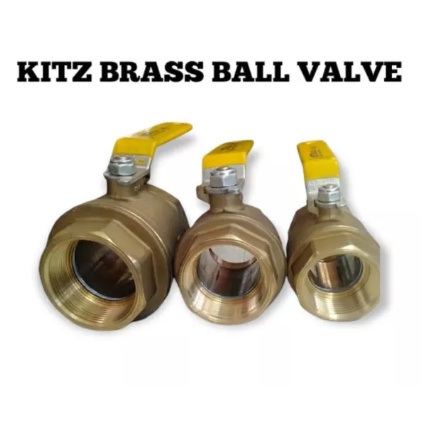 KITZ Original HEAVY DUTY BRASS BALL VALVE BRASS BALL VALVE SIZE 1 1/4 ...