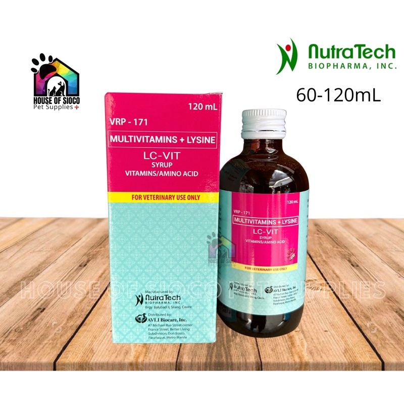 LC-Vit Multivitamins for pets 60-120ml | Shopee Philippines