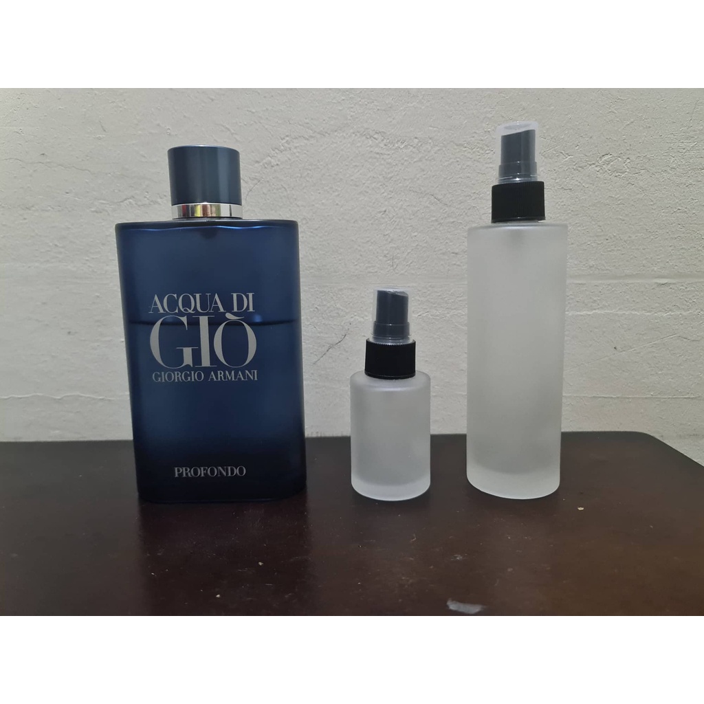 BIGGER BOTTLE!! Decant ADG Acqua Di Gio Profondo EDP ( Eau De Parfum ...