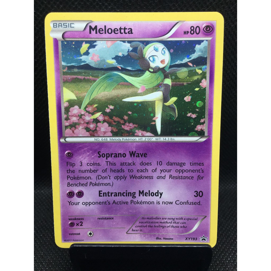 Meloetta Pokemon Card