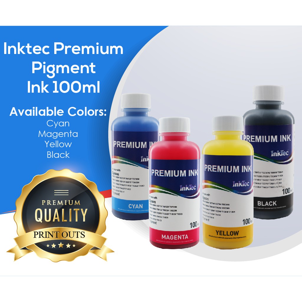 Inktec Premium Pigment Ink 100ml | Shopee Philippines