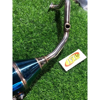 JVT EXHAUST PIPE FOR CLICK V3 STAINLESS (TITANIUM BODY) ( TAMBUTSO ...