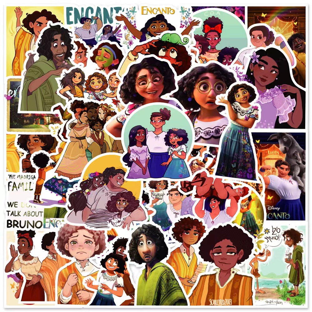 CSS.50Pcs/Set Encanto Cartoon Graffiti Waterproof Sticker Skateboard ...