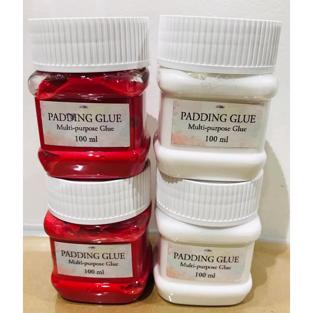 100ml Red/White Padding Glue, Strong Adhesive, Super Sticky, for Memo ...