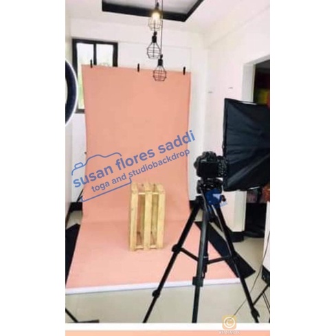 peach backdrop/ plain backdrop | Shopee Philippines