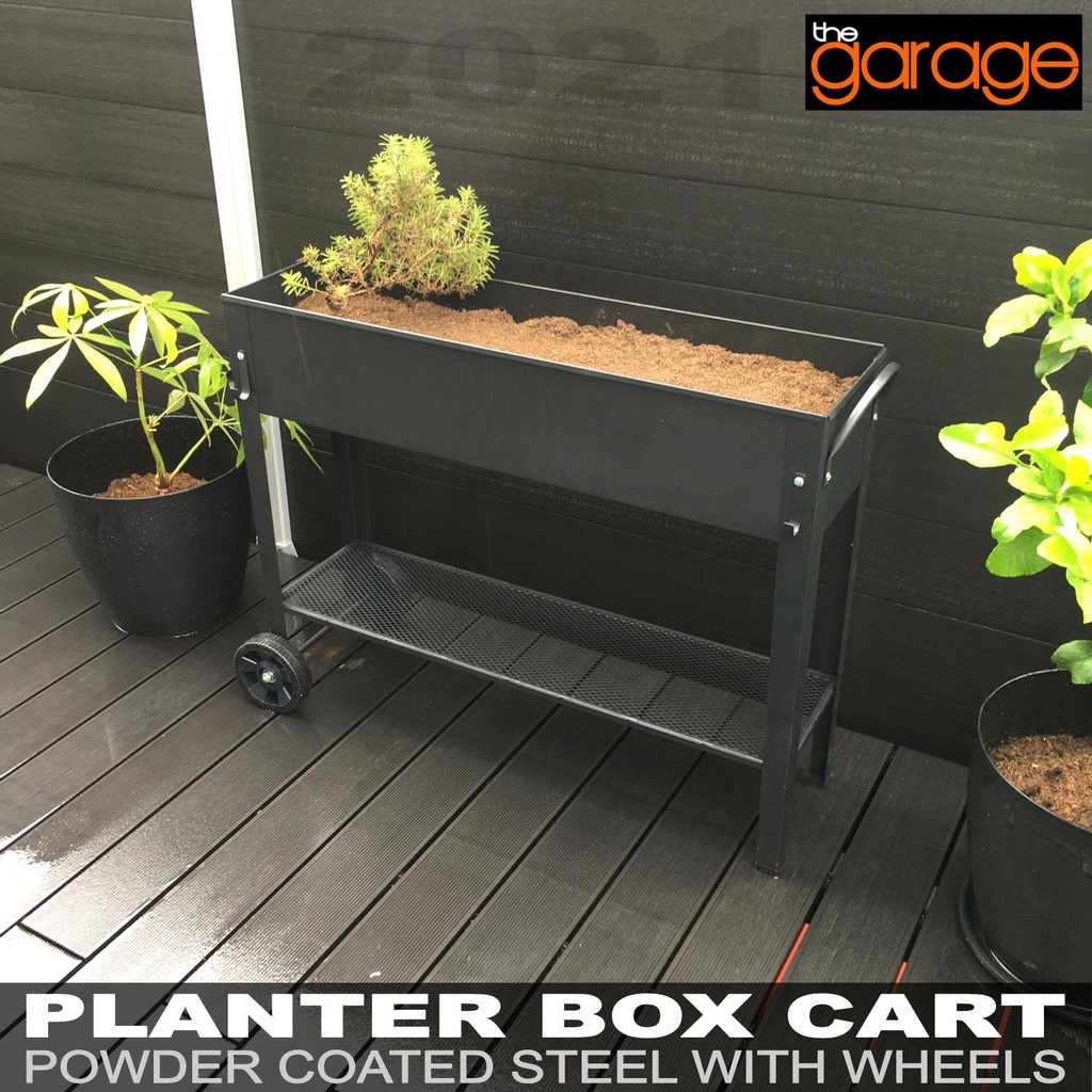 The Garage PLANTER BOX CART , Planter Box , Planter Cart , Portable ...