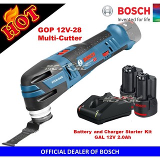Bosch GOP 12V-28 Cordless Multi-Cutter with Bosch Battery and Charger ...