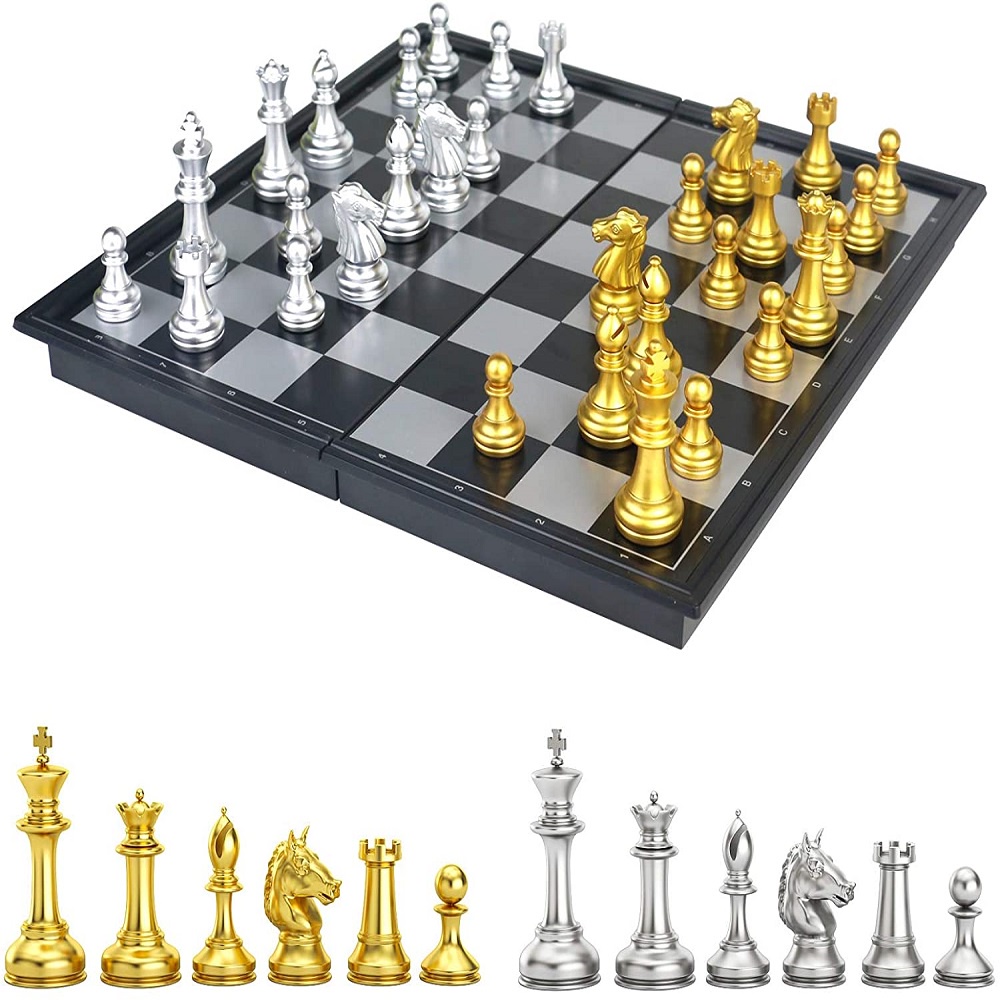 32cm Chess Set Board Game for Kids Adults with Magnetic Chess Pieces ...