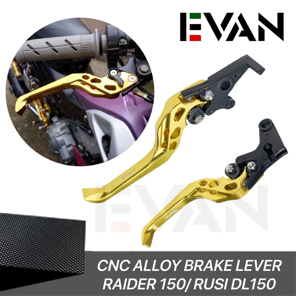 With lock CNC Alloy Brake Lever For Raider 150/Rusi DL150 Made IN ...