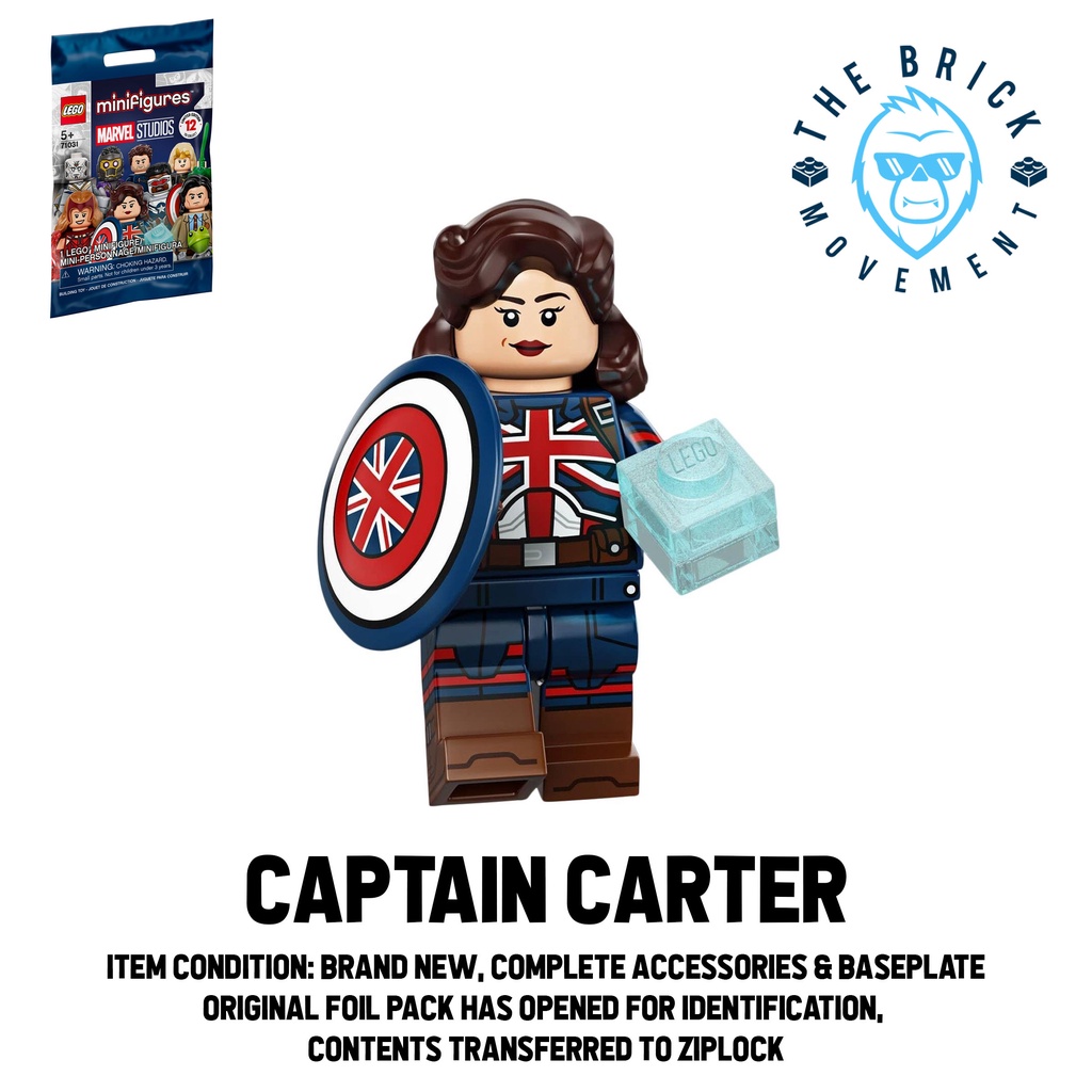 LEGO® Collectible Minfigure Series Marvel Studios: Captain Carter ...
