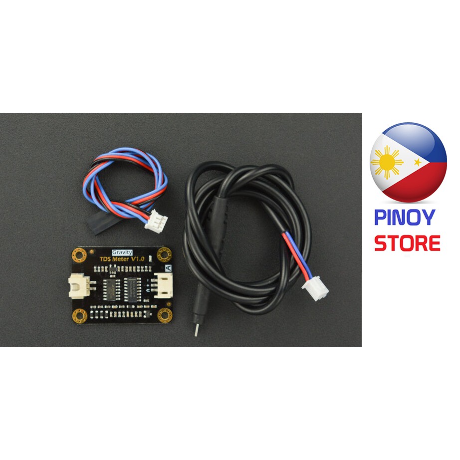 Tds Sensor Kit Total Dissolved Solids Sensor For Arduino Dfrobot Analog Output Shopee Philippines