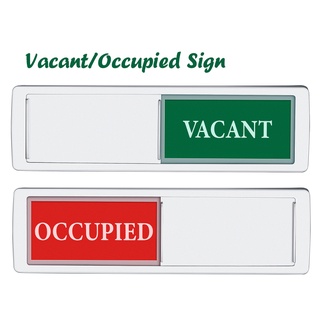 Occupied Vacant Door Sign for Office Meeting Room Door Occupied Vacant ...