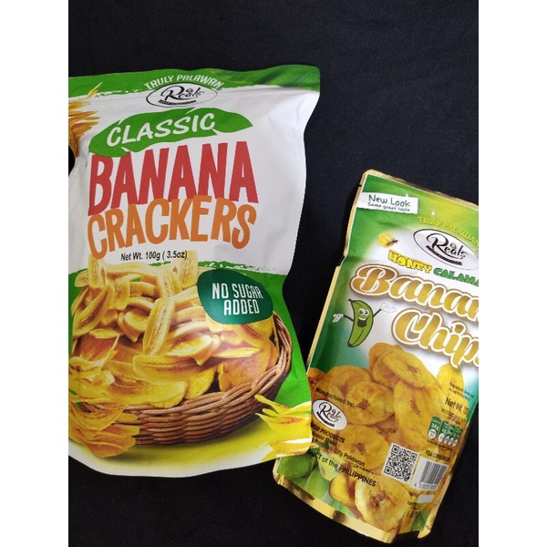 Palawan's Banana Crackers/ Chips (100g) | Shopee Philippines