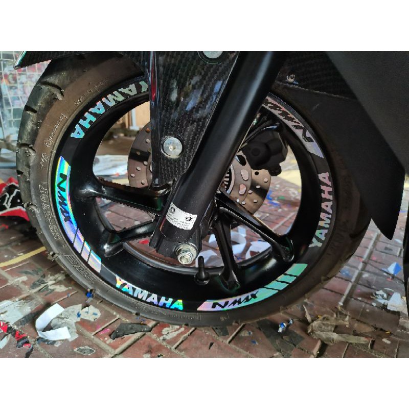 Yamaha Nmax 155 decals rim hologram | Shopee Philippines