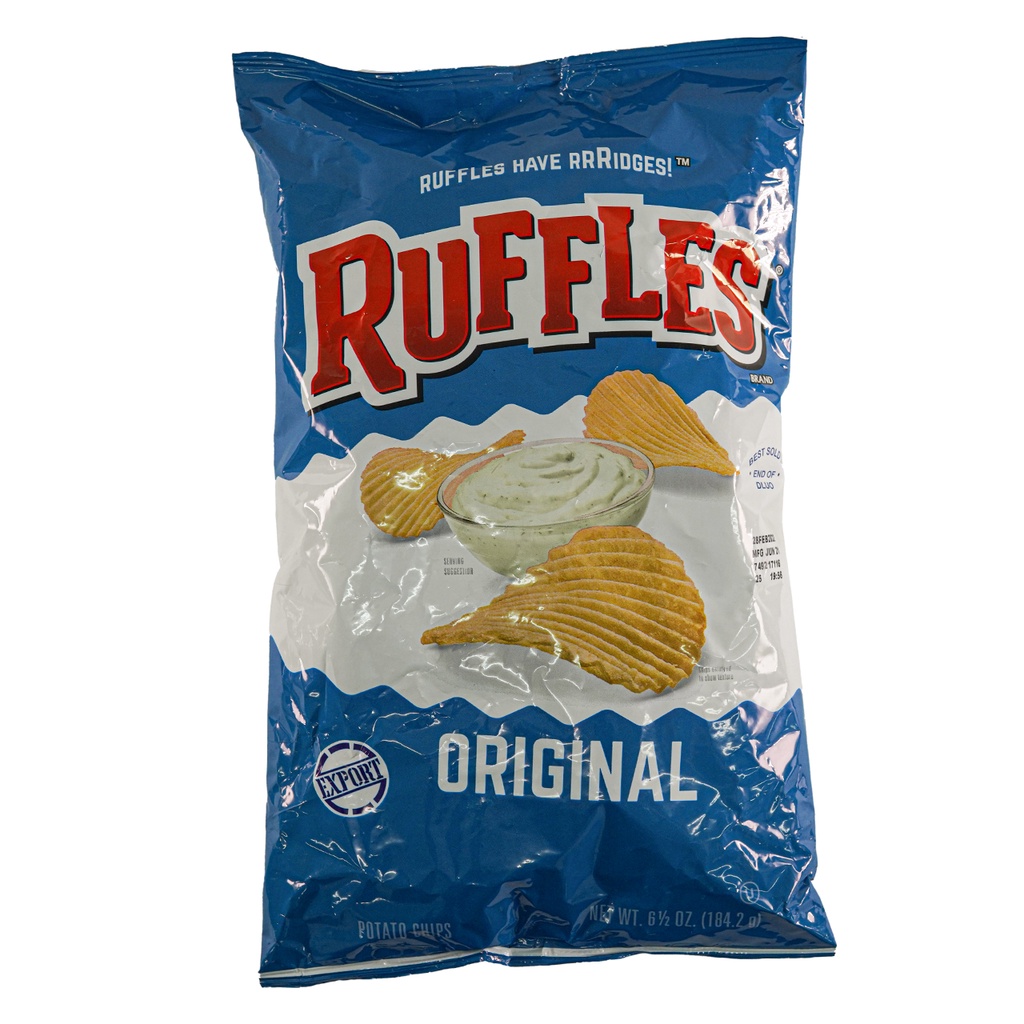 Grocery City Ruffles Potato Chips Original 6.5oz | Shopee Philippines