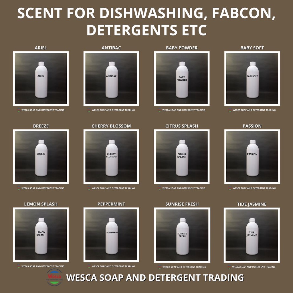 SCENT FOR DISHWASHING, FABCON, DETERGENTS ETC 1 KG | Shopee Philippines