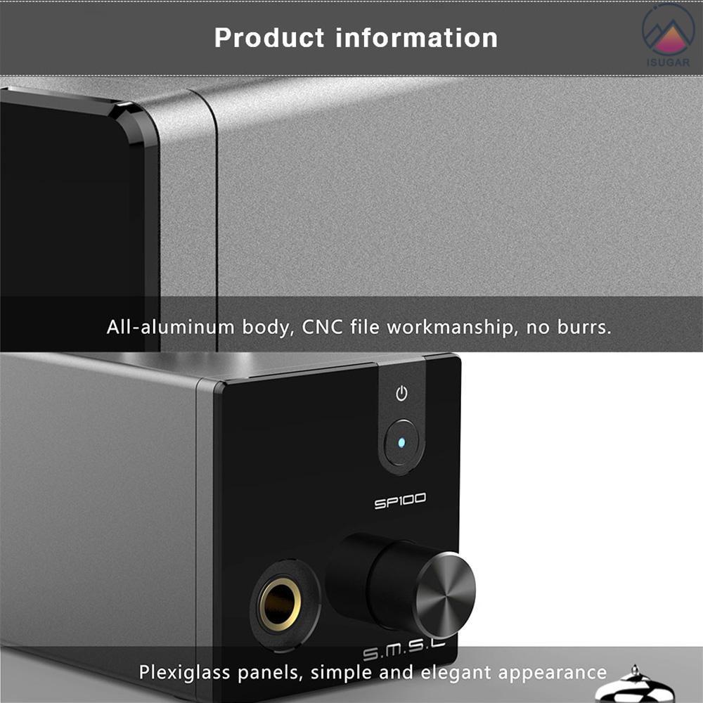 SMSL SP100 HiFi Tube Headset Amplifier Headphone Amplifier 6N3 ...