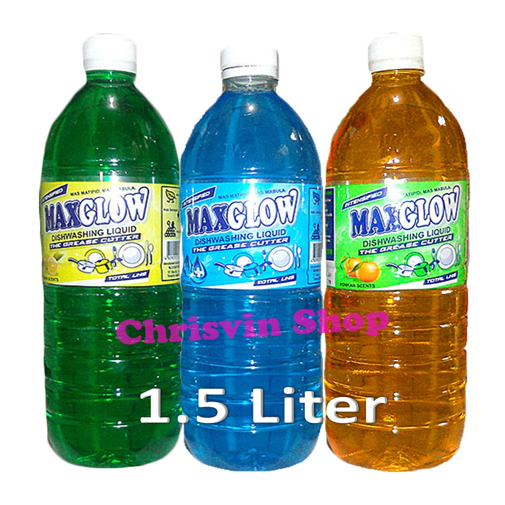 ( 1.5 Liters ) MAXGLOW DISHWASHING LIQUID BIGGER SIZE | Shopee Philippines